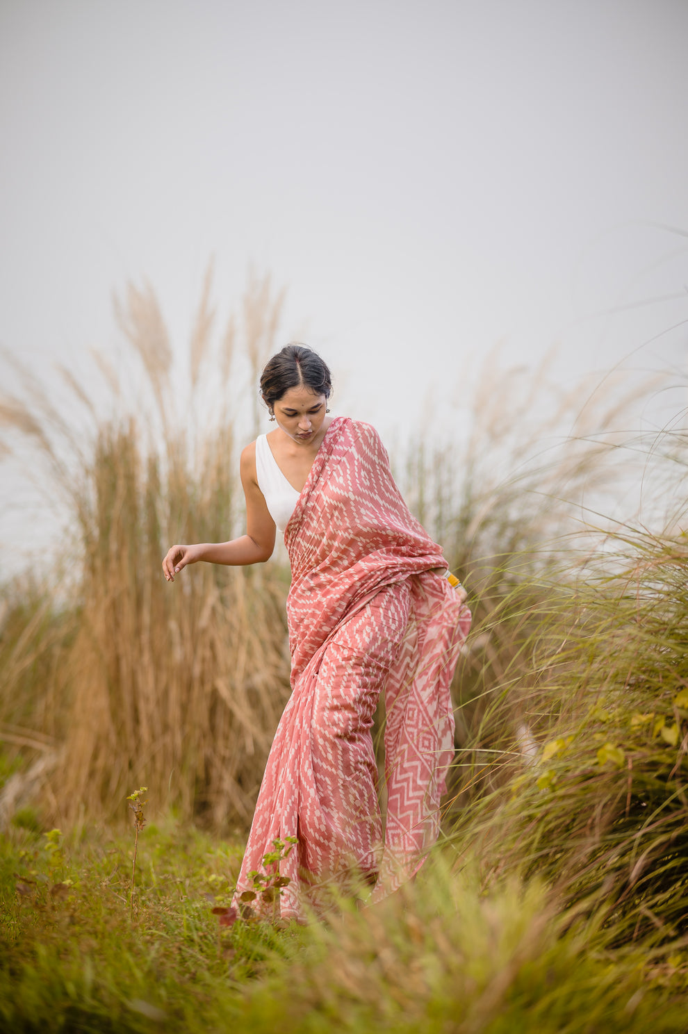 Azo free dyed Dabu sarees - Vismaya – Kaisori